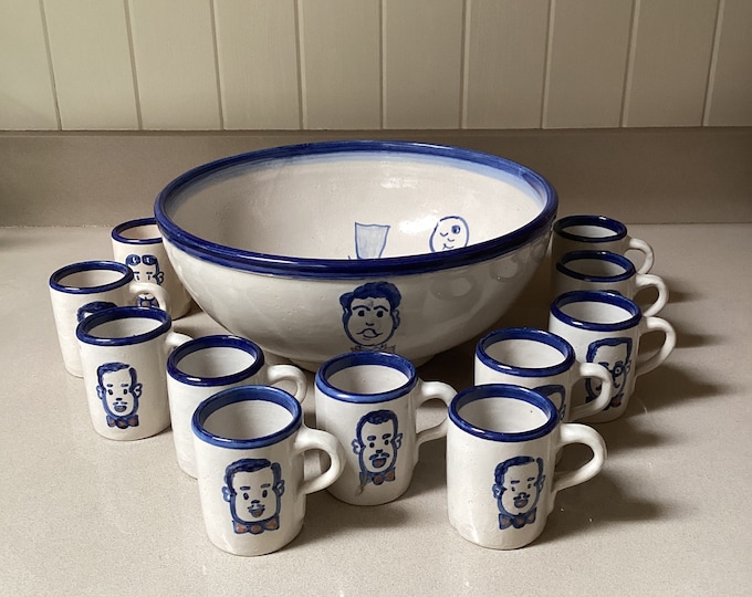 23 US Glass or LE Smith Punch Cups Slewed Horseshoe Pattern or Pinwheel ...