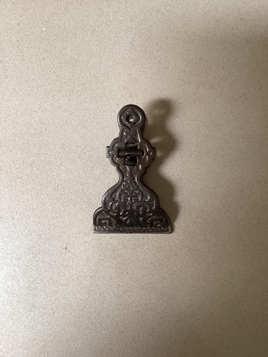 Antique Victorian Ornate Cast-iron Paper Hanging Clip Paper Holder - Etsy