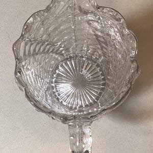 Vintage Large Pitcher American Brilliant Cut Glass Crystal Harvard Cane ...