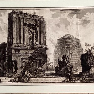 Piranesi, Views of Rome, Tombs of Licinianus and the Cornelii, V. II ...