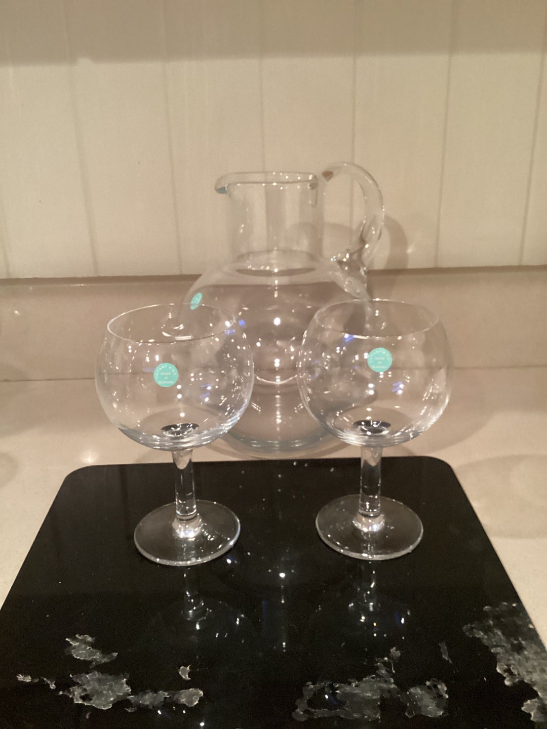 Set of 2 Tiffany & Co Refresher Glasses Unused With Labels - Etsy