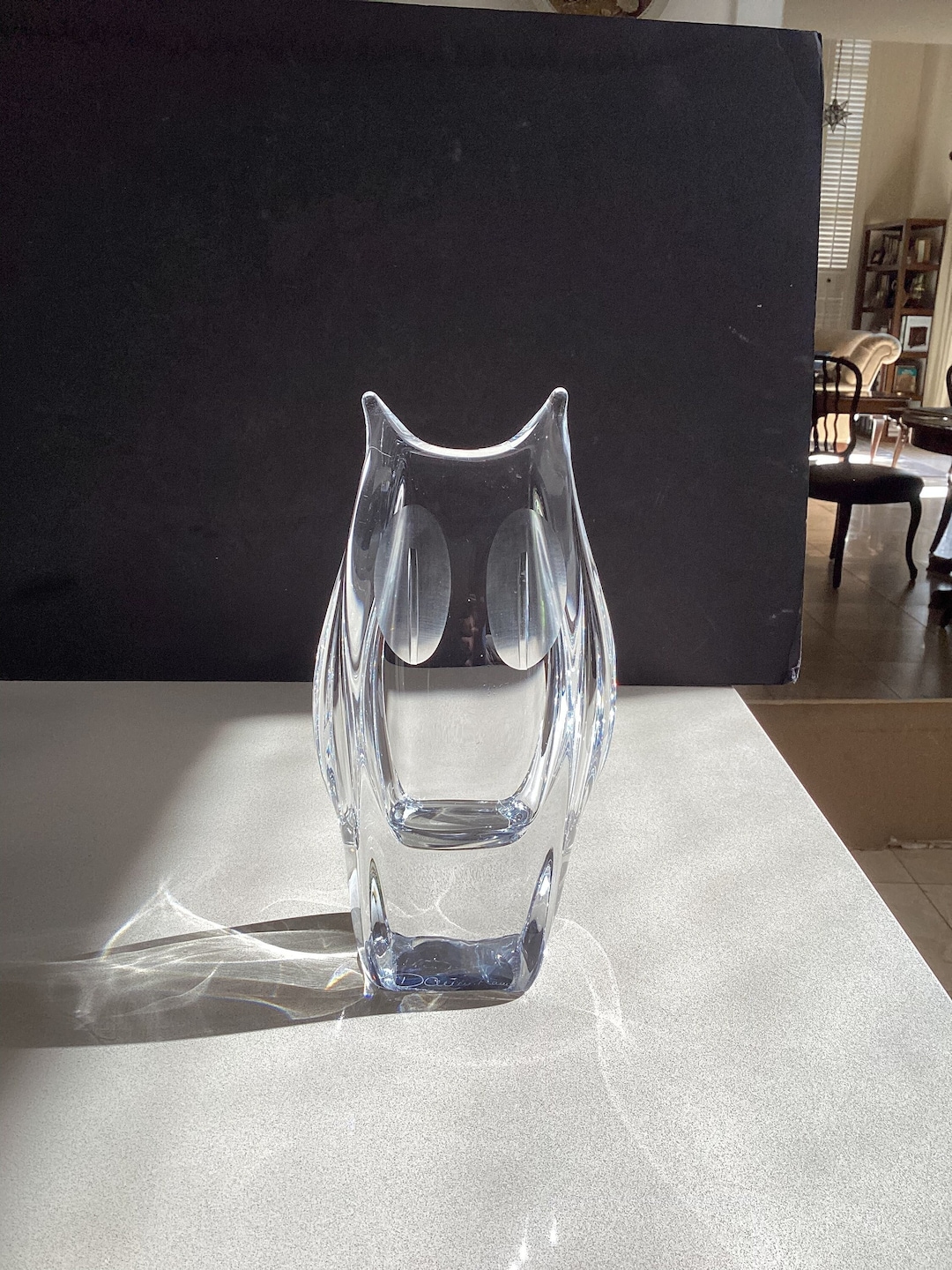 Daum Crystal Mid Century Modern Owl - Etsy