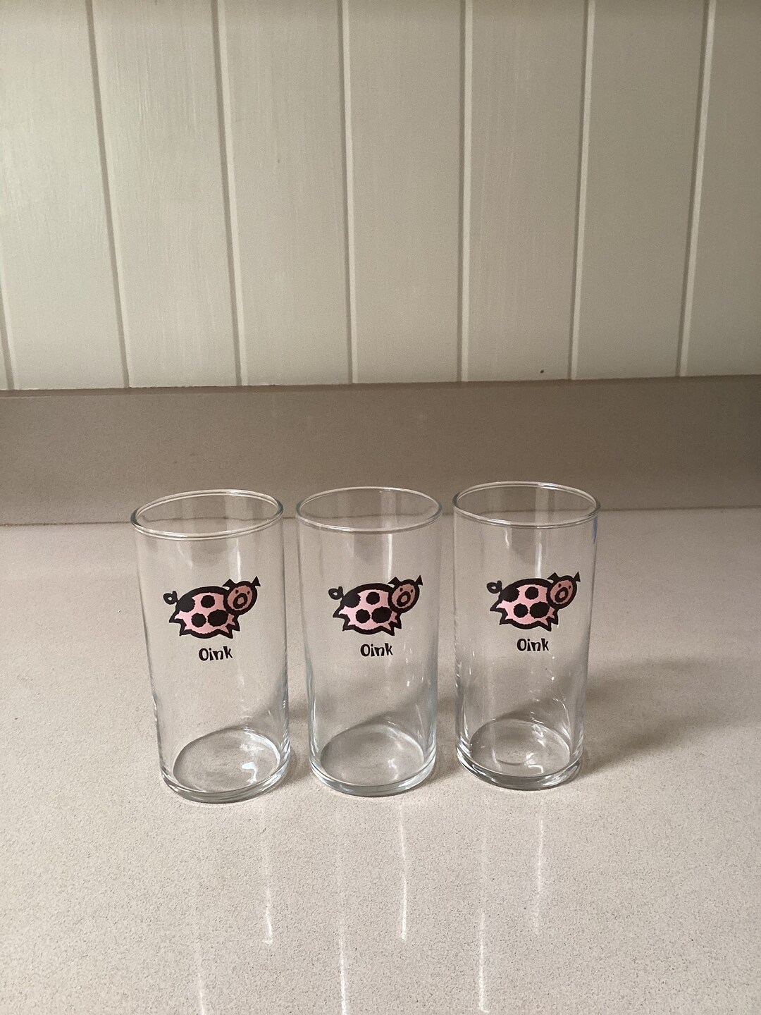 Set of 3 Libbey Farm Animals Glasses - Etsy