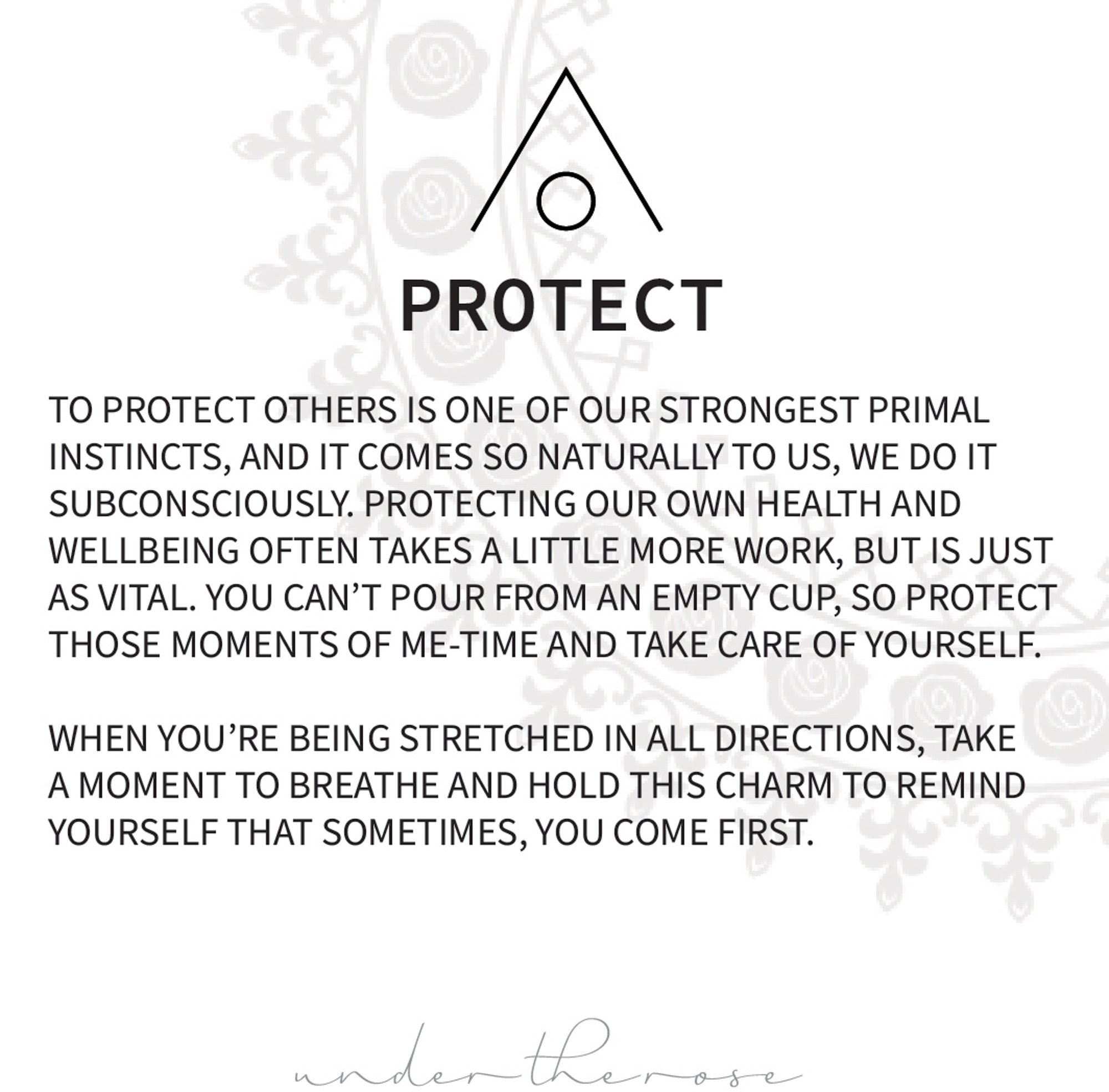 Personalised 'protect' Reminder Necklace - Etsy UK