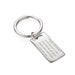 Personalised Silver Message Key Ring, Silver Message, Custom Keychain ...