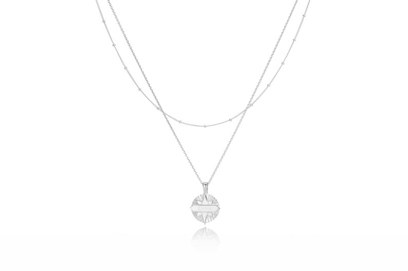 Gold Inner Compass Necklace and Gold Satellite Chain Choker - Etsy UK