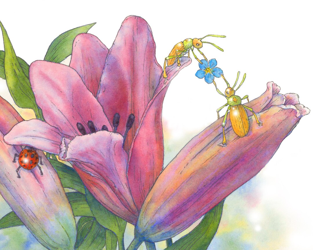 Forget-me-not... Love is in the Air for These Two Love Bugs. Nothing is ...