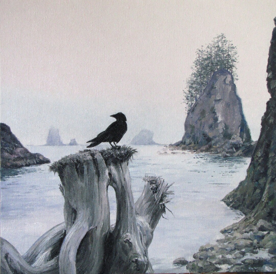 PACIFIC MIST. Original Oil Painting on Canvas. A Natural Phenomenon ...