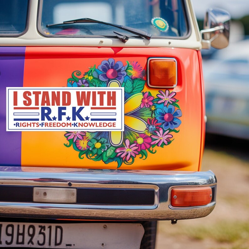 2 RFK Jr for President Bumper Stickers - Unique Message - "rights ...