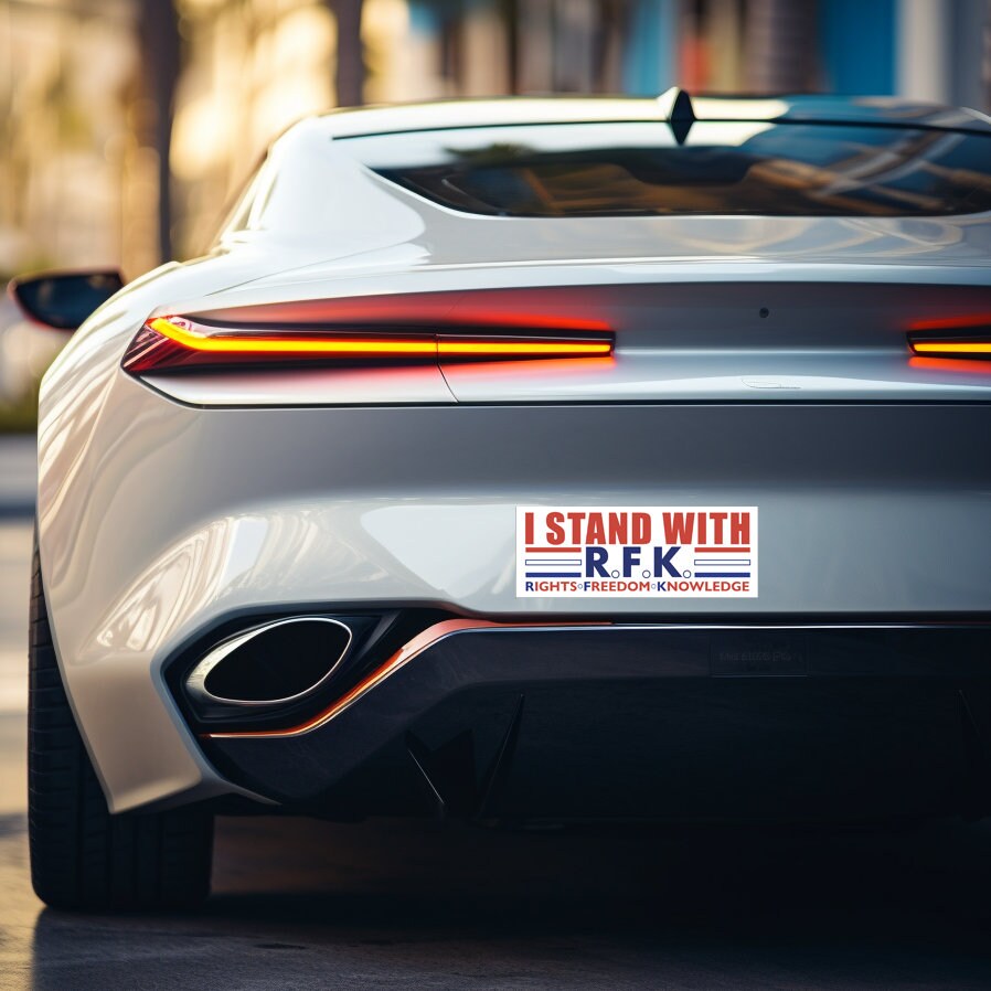 2 RFK Jr for President Bumper Stickers - Unique Message - "rights ...