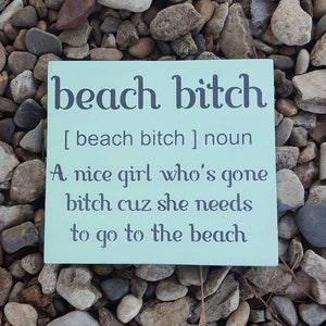 Funny Beach Sign, Beach Gift, Beach Decor, Beachy Sign, Beach Wood Sign ...