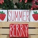 Strawberry Sign Summer Sign Strawberry Gift Berry Sign - Etsy