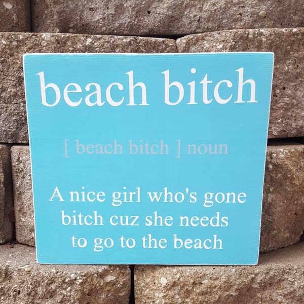 Funny Beach Signs - Etsy
