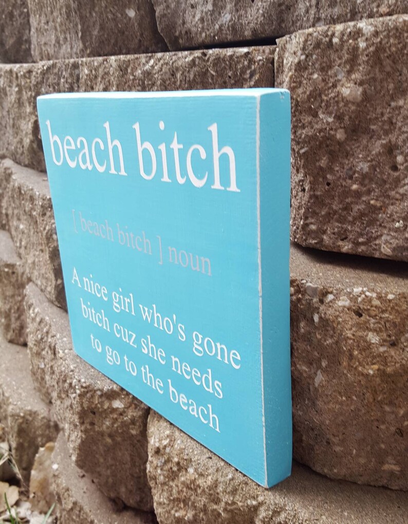 Funny Beach Sign beach decor beach wall art beach signs on | Etsy