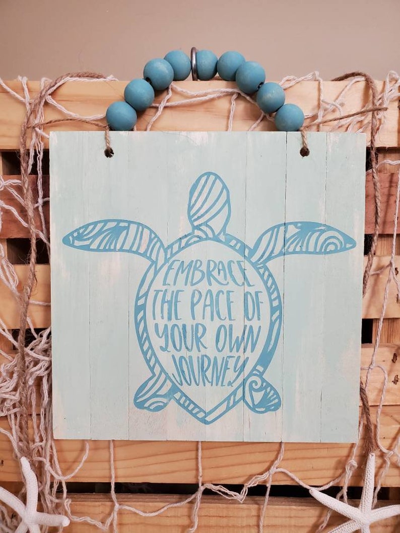Seaturtle Wood Wall Hanging Turtle Lover Gift Beach House - Etsy
