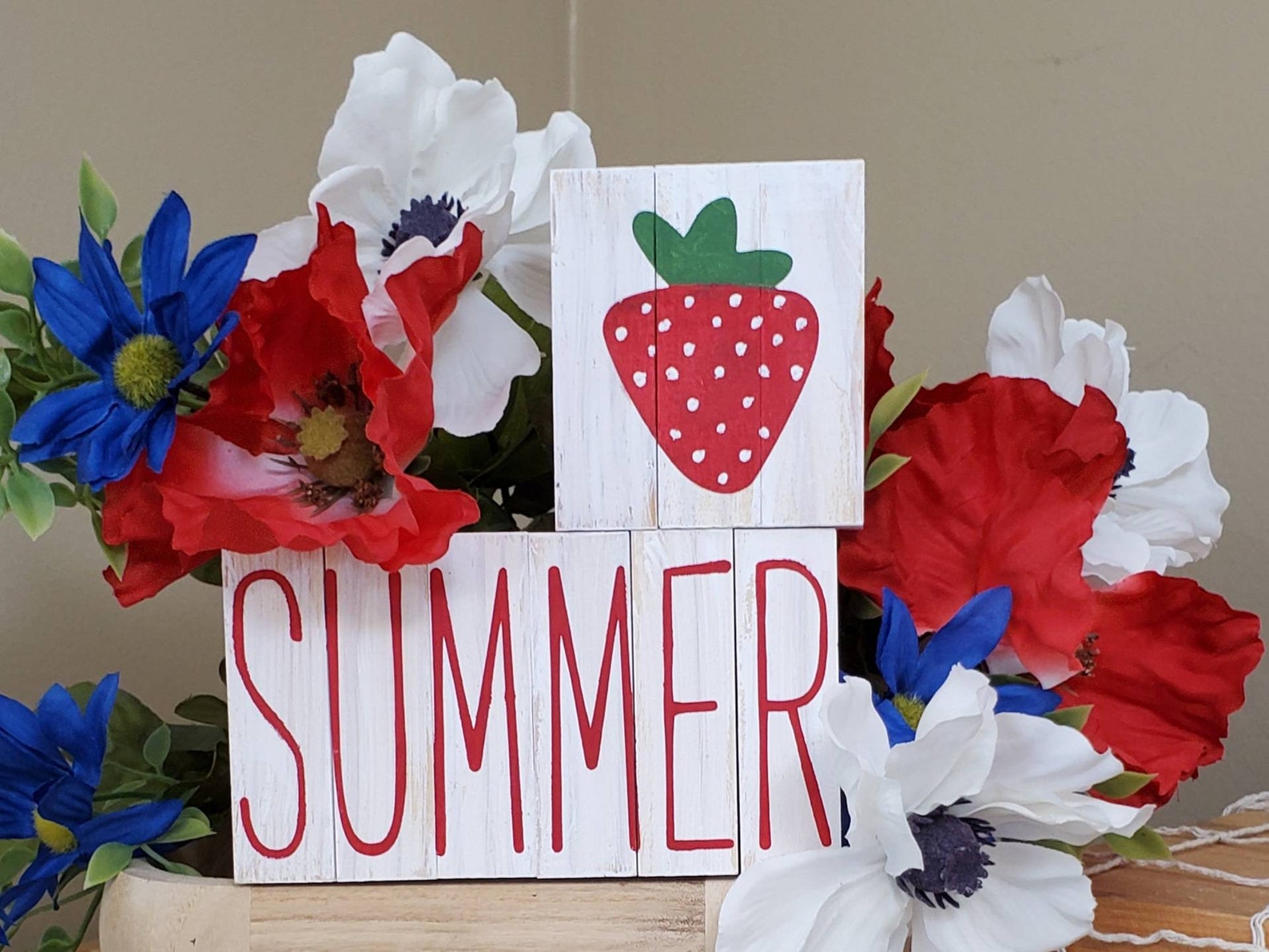 Strawberry Sign Summer Sign Strawberry Gift Berry Sign - Etsy