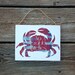 Crabby Sign Crab Home Decor Funny Beach Sign Beach House - Etsy