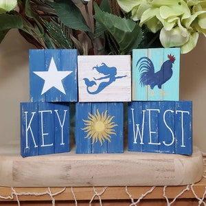 Key West Sign, Key West Gift, Key West Rooster, Tiered Tray Decor ...