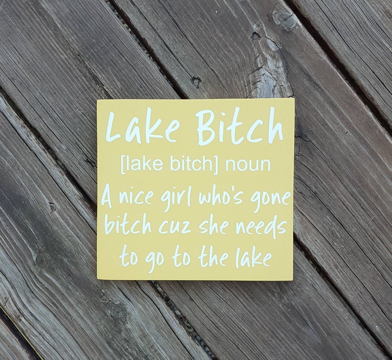 Funny Lake Sign Lake Decor Lake House Decor Lake Life Lake - Etsy