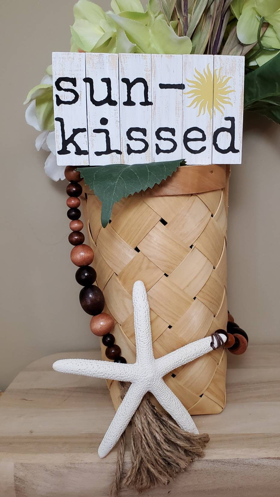 Sun Kissed Sun Sign Sun Gifts Beach Sign Small Wood Sign | Etsy