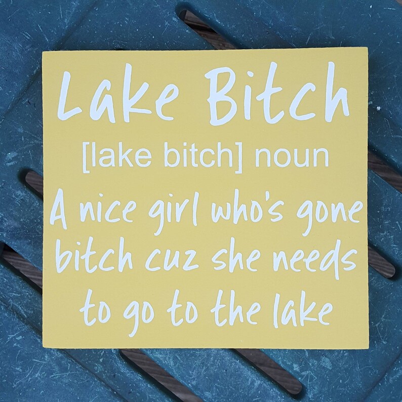 Funny Lake Sign Lake Decor Lake House Decor Lake Life Lake - Etsy