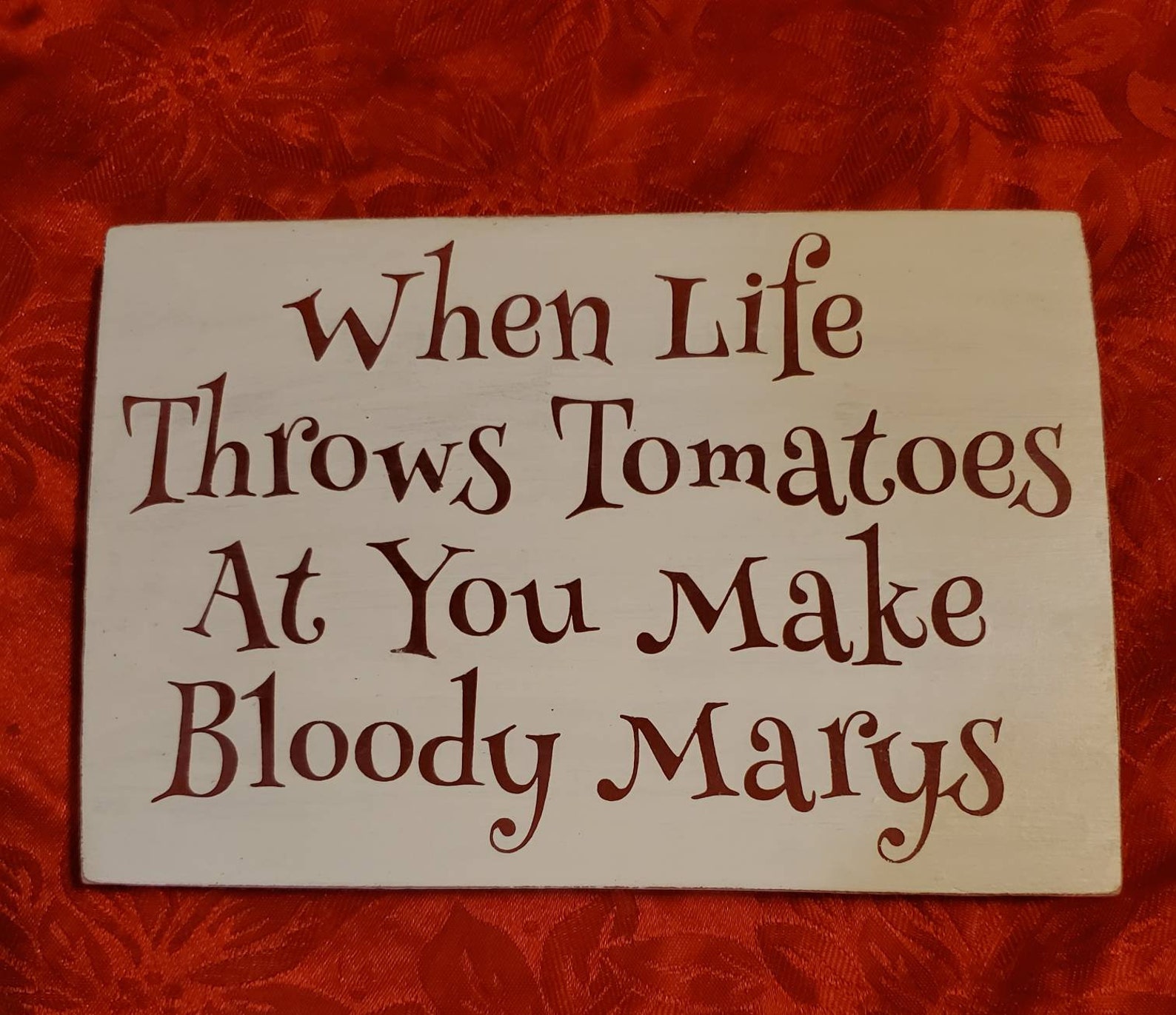 Bloody Mary Sign, Bloody Mary Gift, Bloody Mary Bar Sign, Bar Decor ...