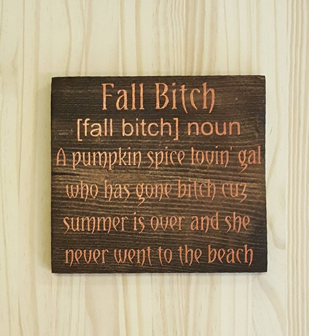 Funny Fall Sign, Beach Lover Gift, Pumpkin Spice Sign, Fall Decor ...