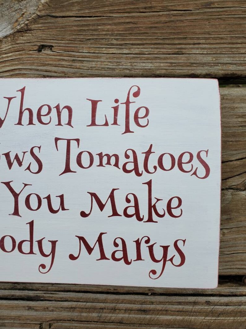 Bloody Mary Sign, Bloody Mary Gift, Bloody Mary Bar Sign, Bar Decor ...