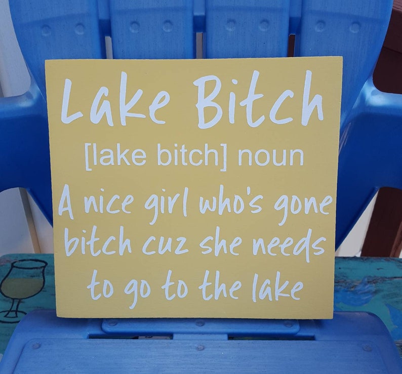 Funny Lake Sign Lake Decor Lake House Decor Lake Life Lake - Etsy