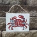 Crabby Sign Crab Home Decor Funny Beach Sign Beach House - Etsy