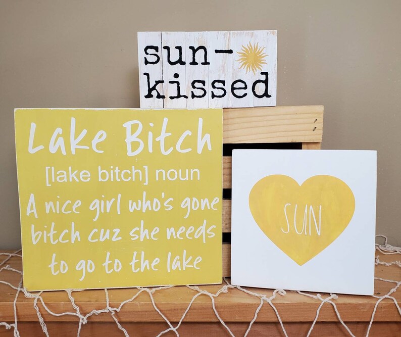 Funny Lake Sign Lake Decor Lake House Decor Lake Life Lake - Etsy