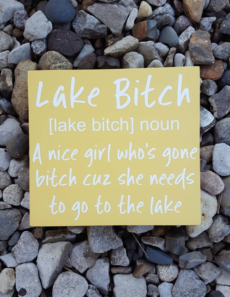 Funny Lake Sign Lake Decor Lake House Decor Lake Life Lake - Etsy