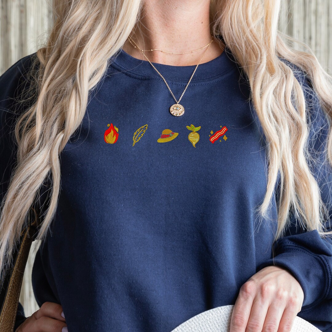 Howl Embroidered Sweatshirt, May All Your Bacon Burn, Howl Shirt, Anime ...