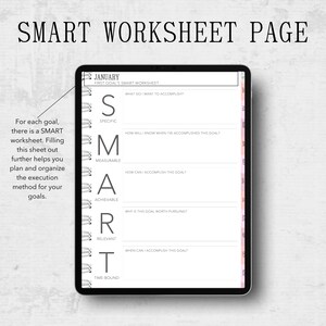 Digital Goal Planner | Goodnotes Planner | Notability Planner | Vision ...