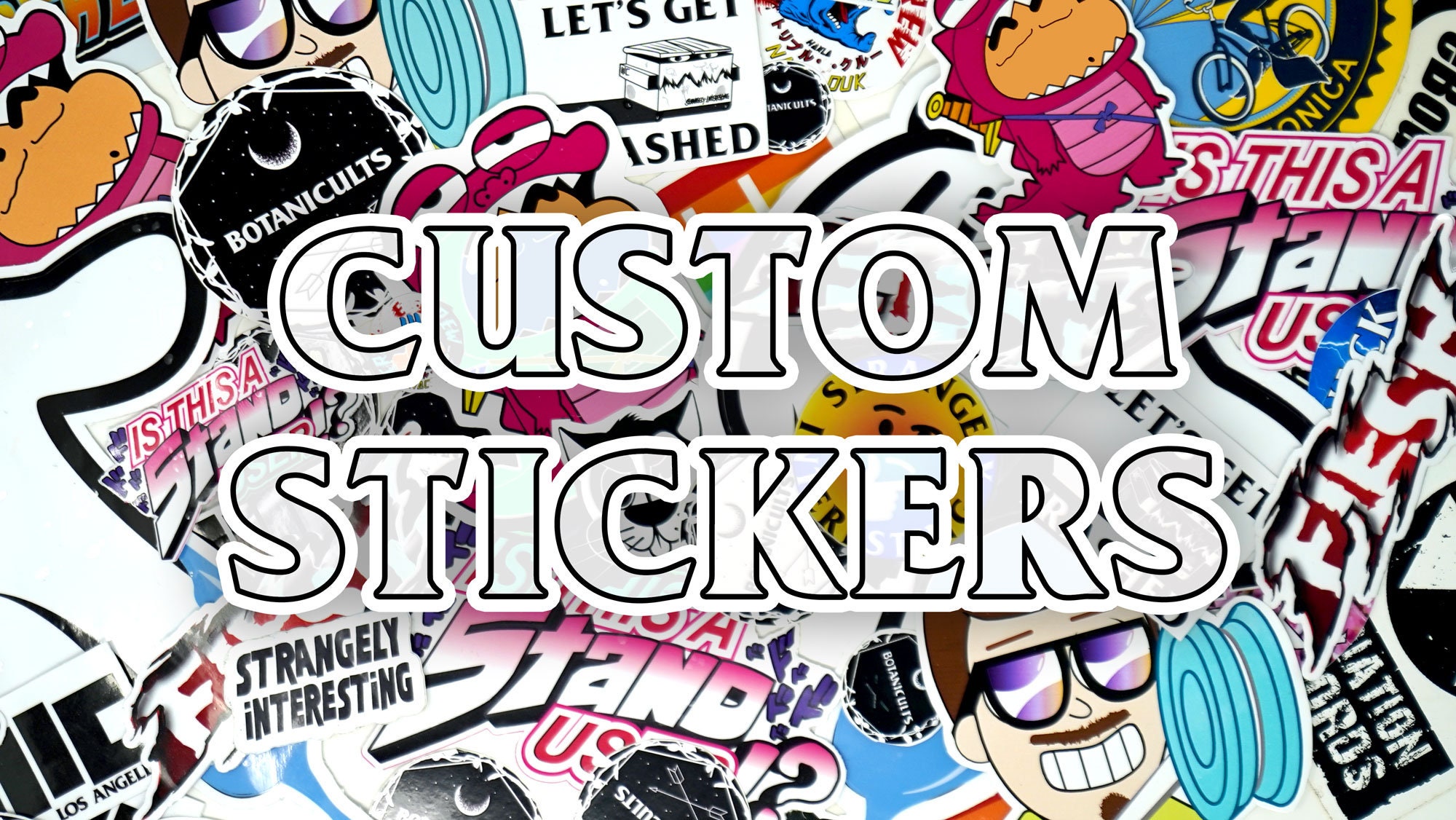 Custom Stickers Vinyl Decals Custom Cut to Any Shape. Custom Image ...