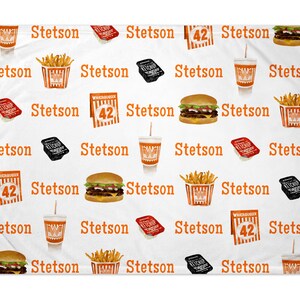 Whatablanket Personalized Whataburger Blanket With Name Custom Font and ...