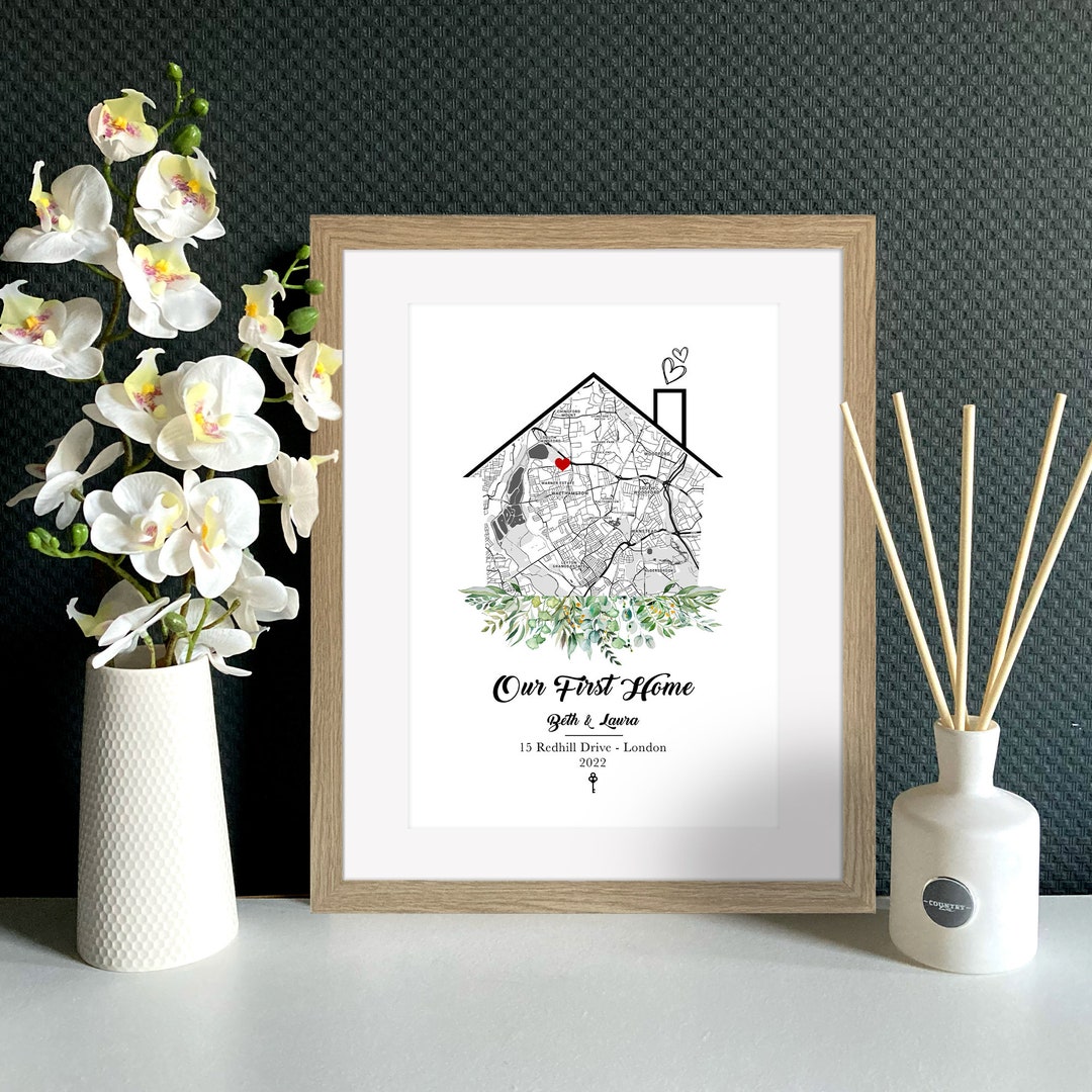 New Home Print, New Home Gift, First Home Print, First Home Print ...