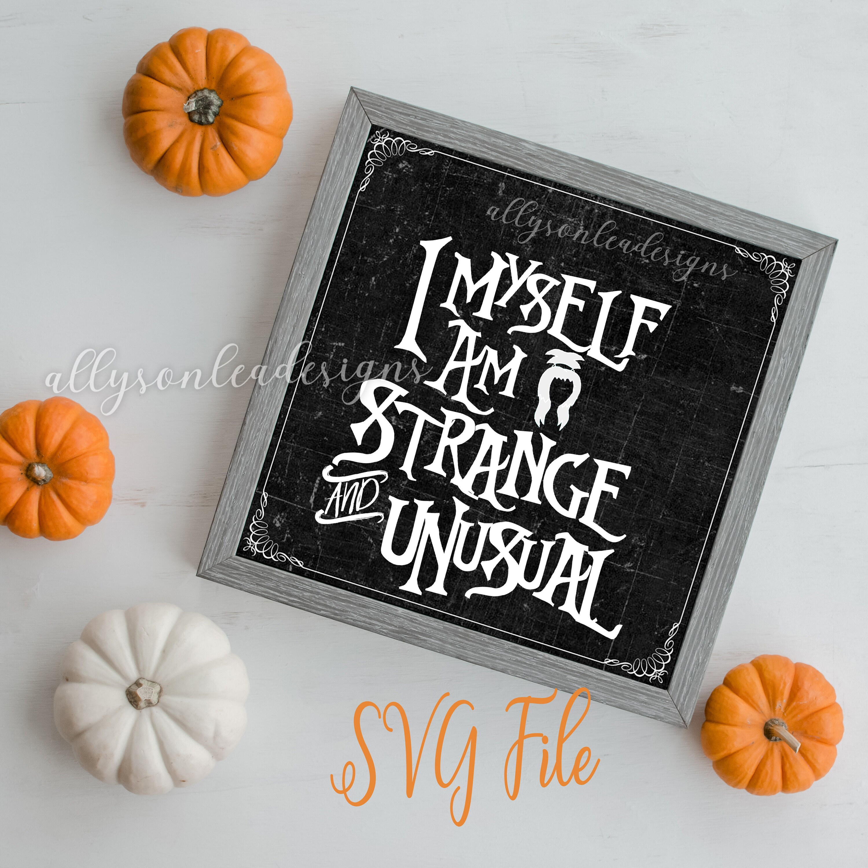 Strange and Unusual SVG - Etsy