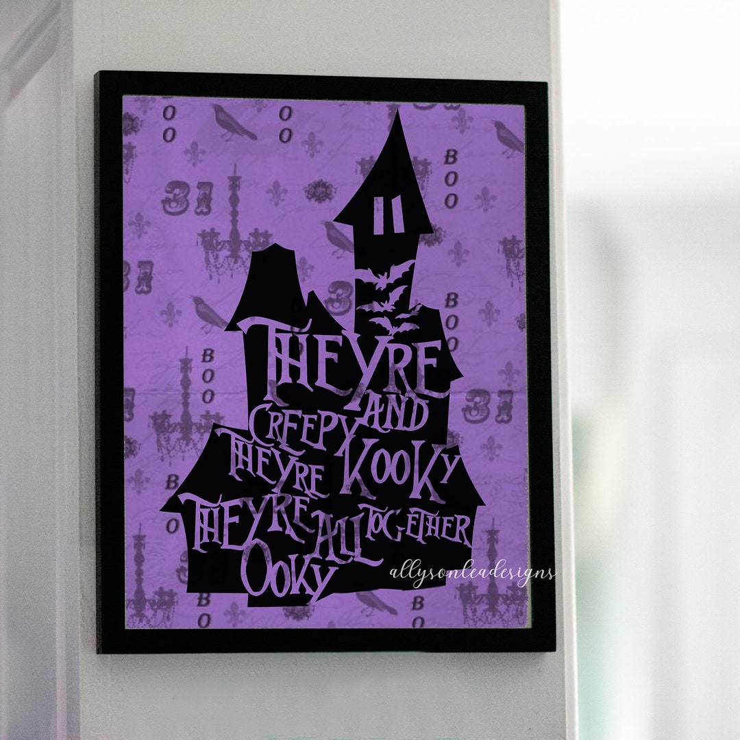Addams Family House SVG - Etsy