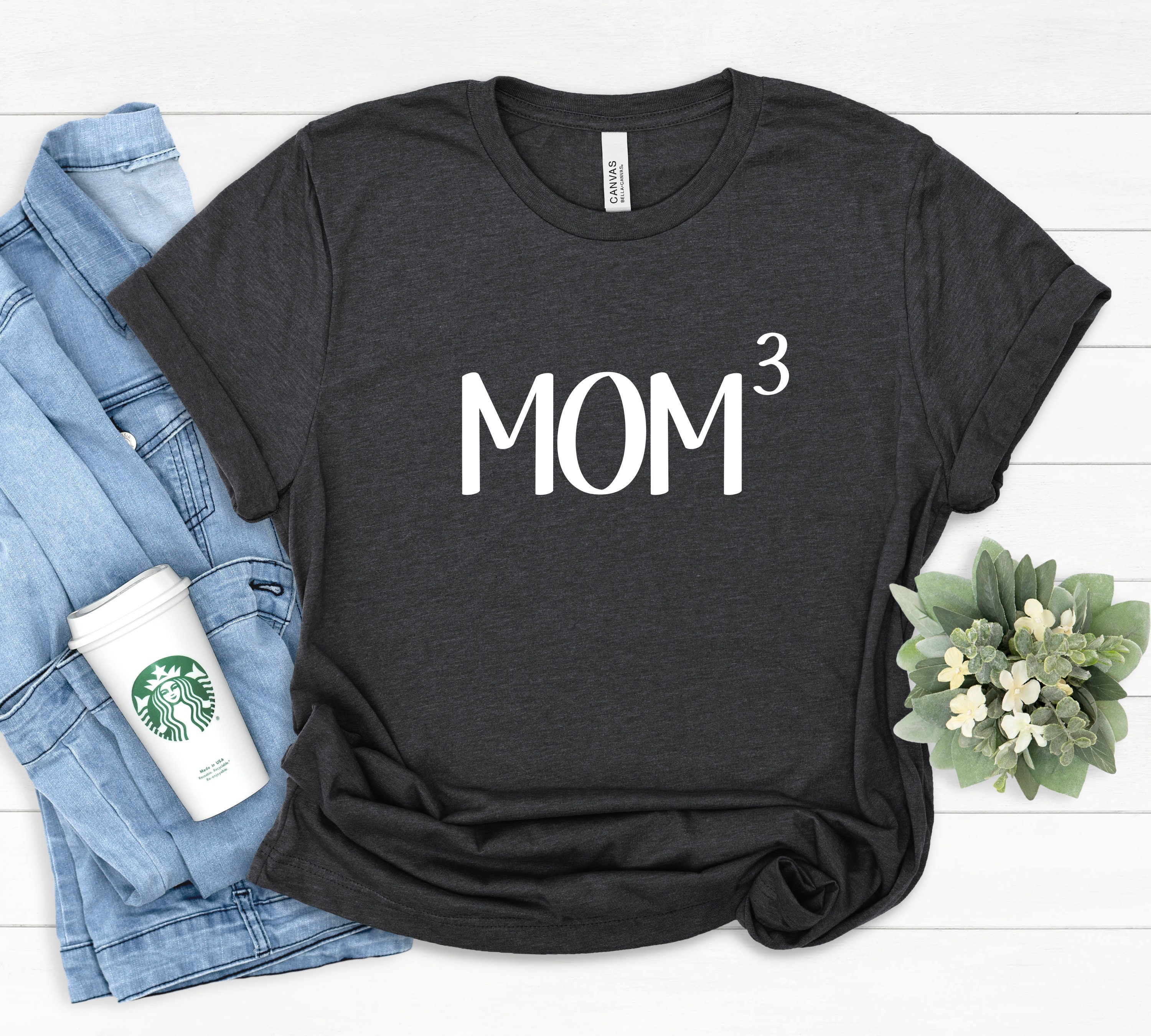 Mom of 3 SVG File - Etsy