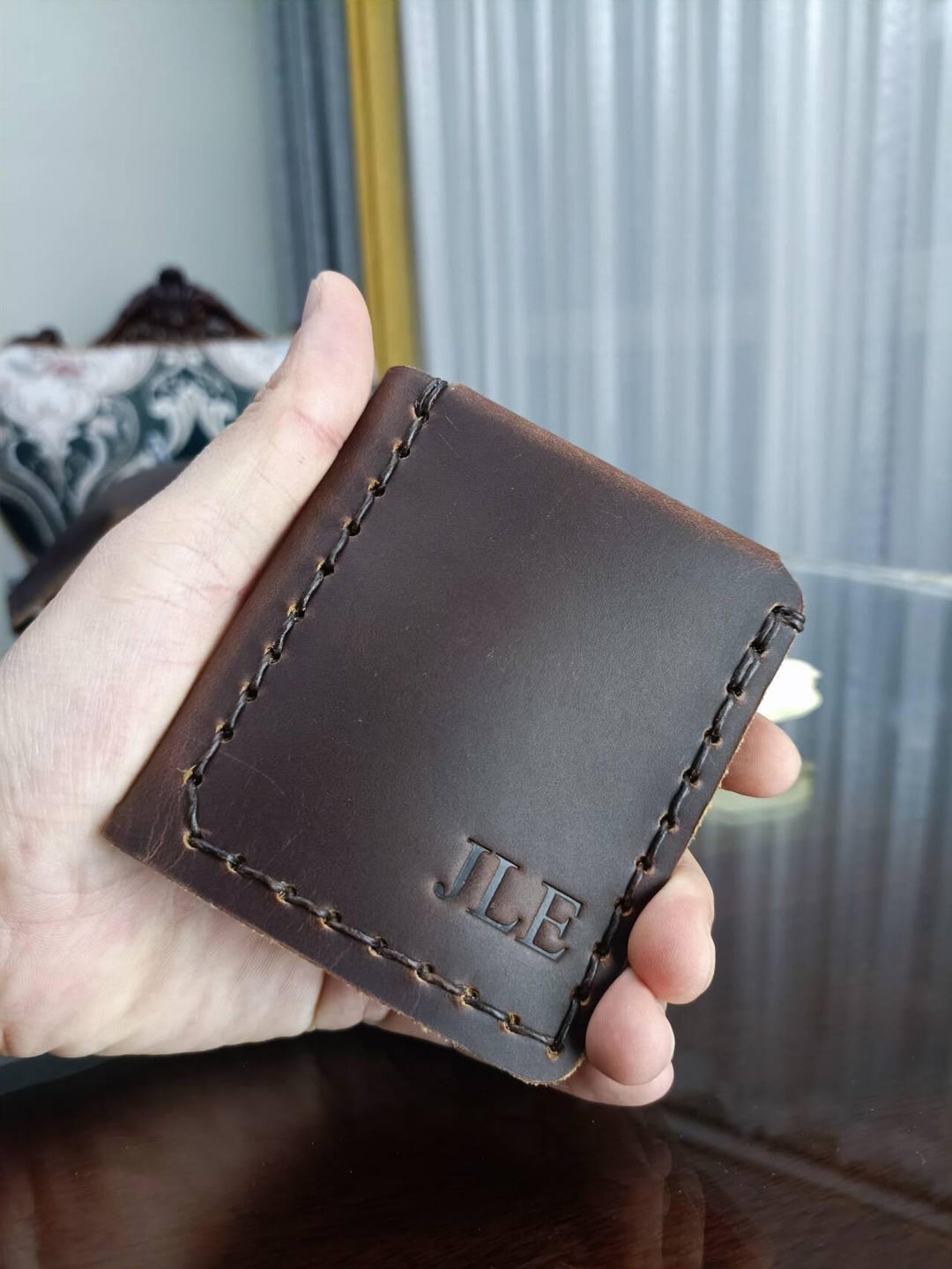 Distressed Leather Trifold Wallet: the Secret Life of Walter Mitty ...