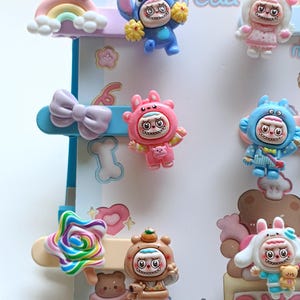 Cosplay Labubu Hair Clips, Rotating Cute Barrettes, Hair Clip, Hair ...