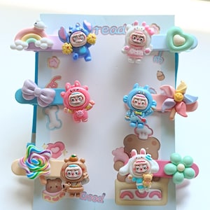 Cosplay Labubu Hair Clips, Rotating Cute Barrettes, Hair Clip, Hair ...
