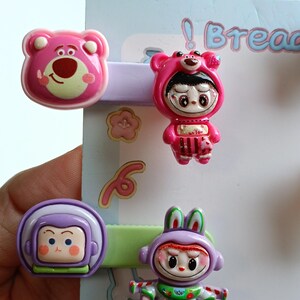 Toy Story Hair Clips, Rotating Cute Barrettlipes, Hair Clip, Rotating ...