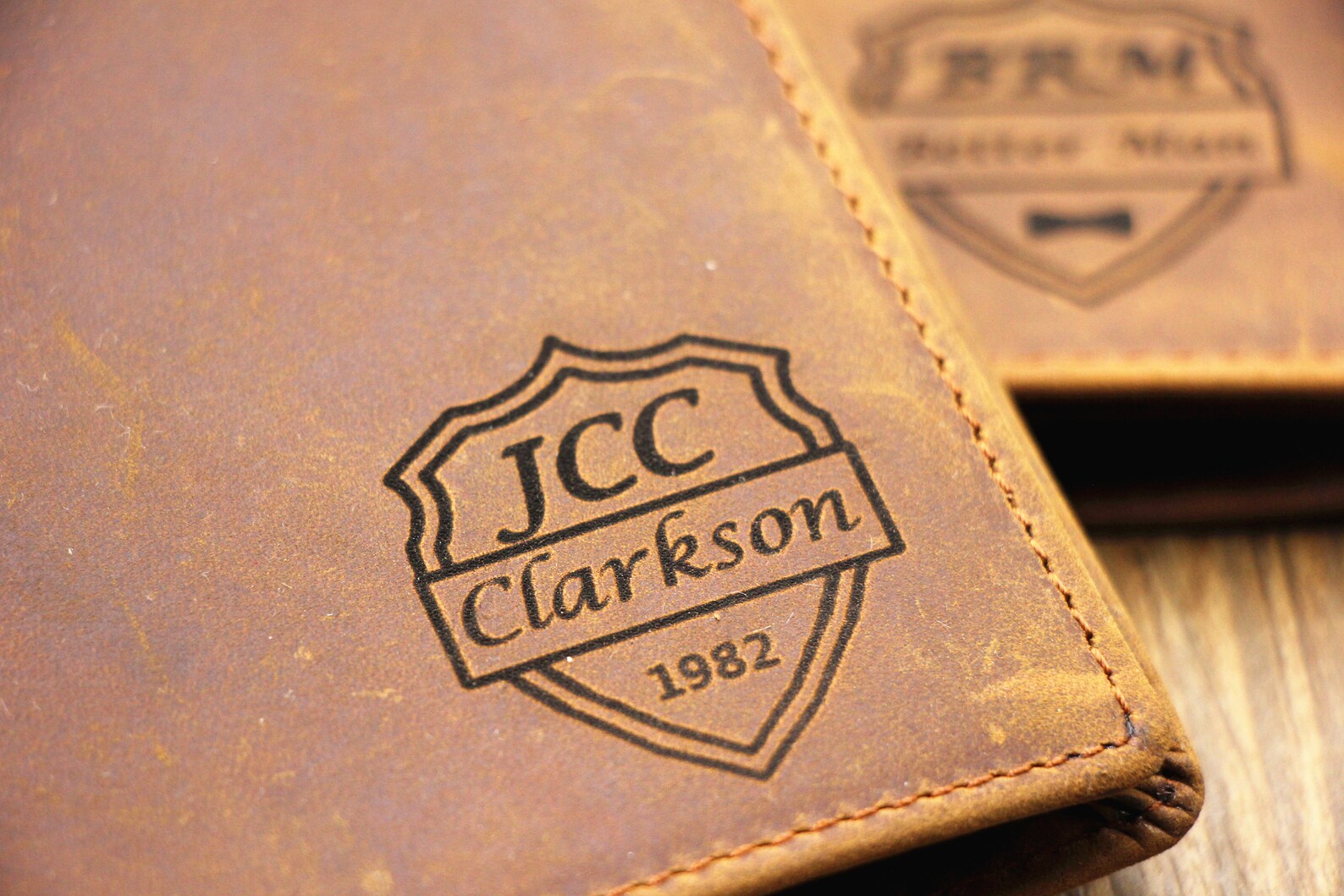 Custom Dad Wallet Kid Drawing wallet Engraved wallet | Etsy