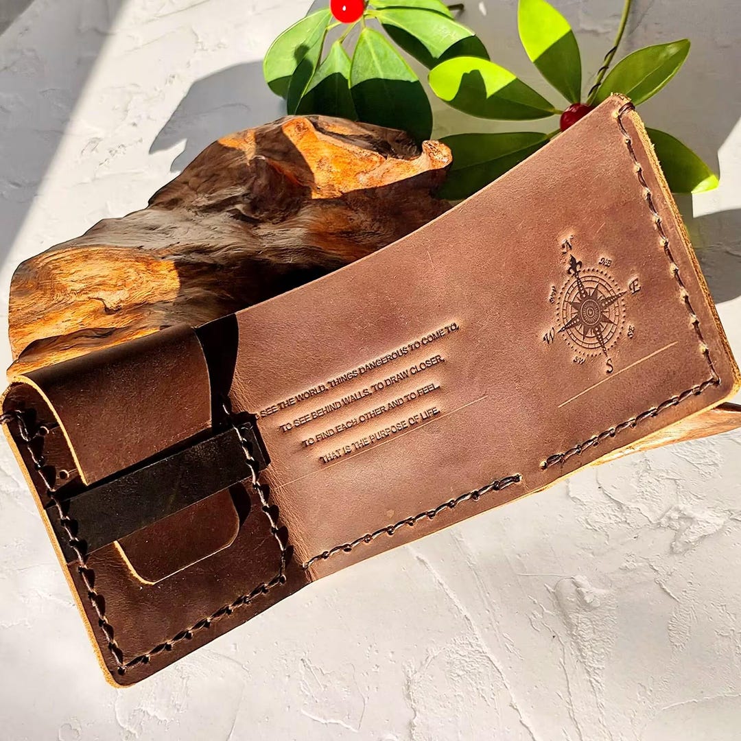 The Secret Life of Walter Mitty---wallet, Men's Leather Trifold Wallet ...