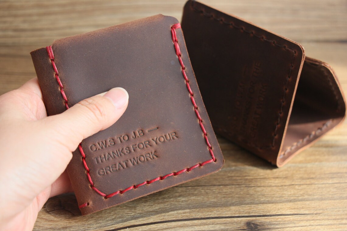 Walter Mitty Wallets Personalized Engraving Men's | Etsy