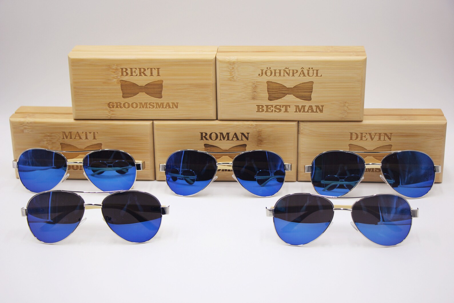 Personalized Men's Aviator Sunglasses; Father's Gift; Christmas Gift ...
