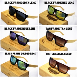 Personalized Wood Sunglasses Engraved Sunglasses Wooden Box - Etsy