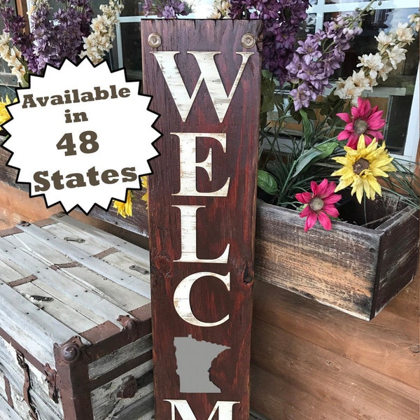 Outdoor Welcome Sign - Etsy